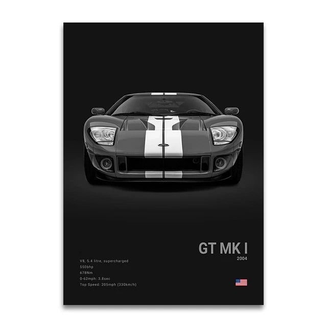 Ford GT MK 1 Ford GT MK 1 – CarPosters