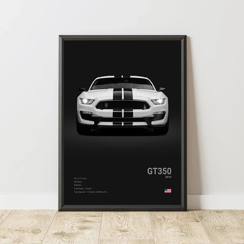 Ford Mustang GT350 Ford Mustang GT350 Poster – CarPosters